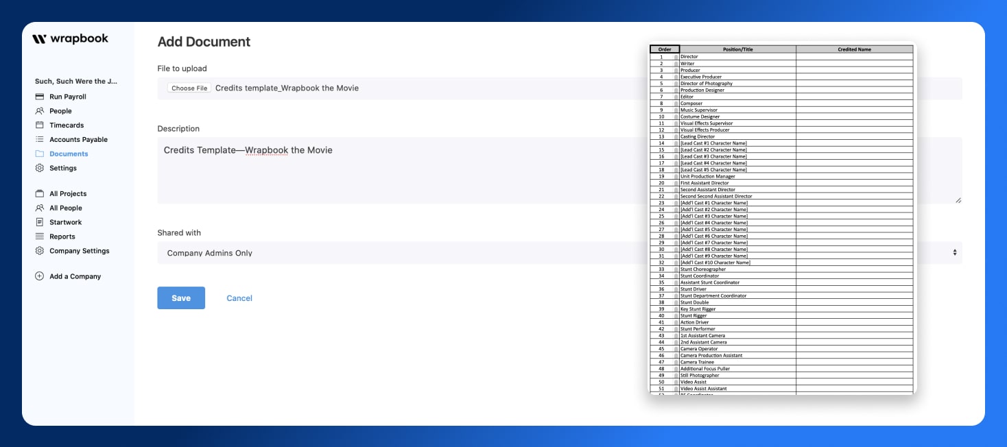 Guide to Movie Credits with the Last Movie Credits Template You'll Ever Need | Wrapbook